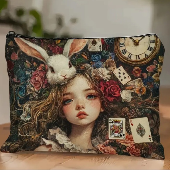 Bags | Vintage Look Alice White Rabbit Canvas Bag 169 | Poshmark